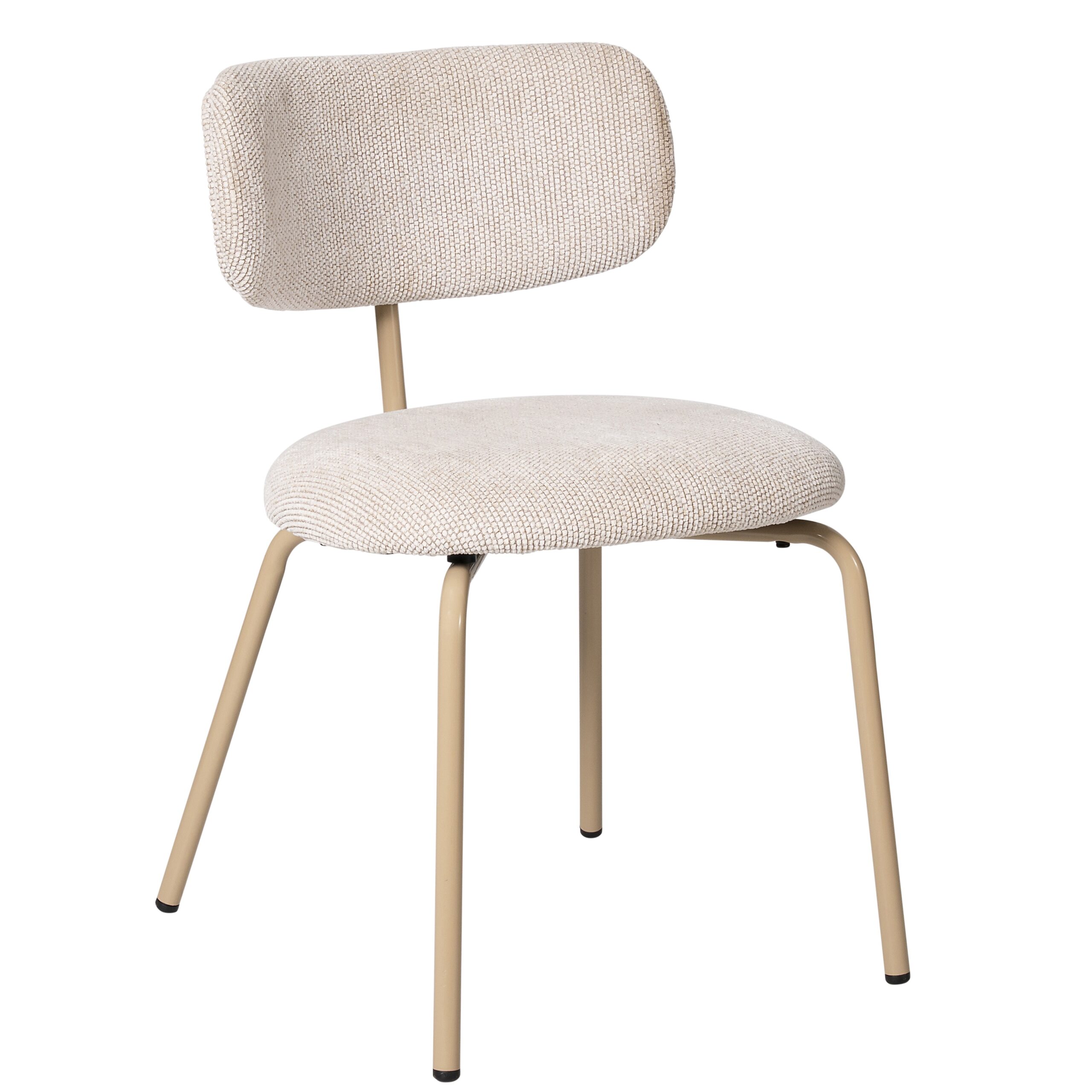 Wood dining chair off-white - Beursdecoratie.nl